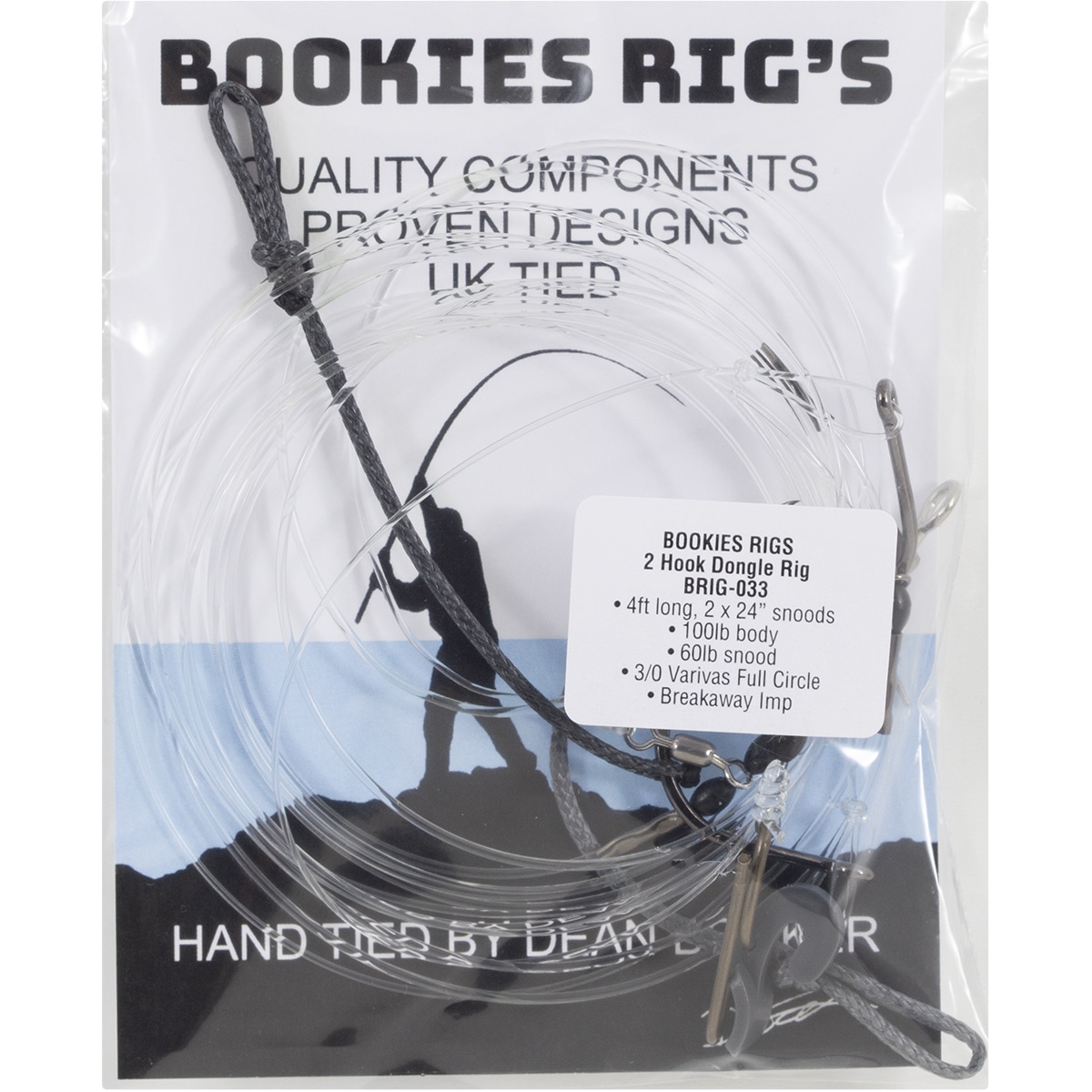 Bookies Rig's Two Hook Dongle Rig - Veals Mail Order